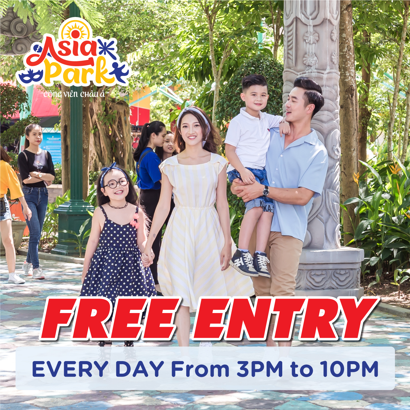 OPERATING TIME OF ASIA PARK IN DECEMBER 2022 - Asia Park - Công viên Châu Á